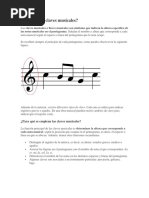 Claves de Sol y Fa en el Pentagrama | PDF