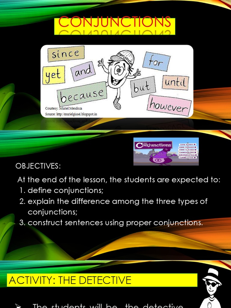 Powerpoint Presentation (Conjunction) | PDF | Language Arts & Discipline