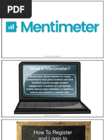 Mentimeter User Guide and Tips | PDF | Lecture | Web Page