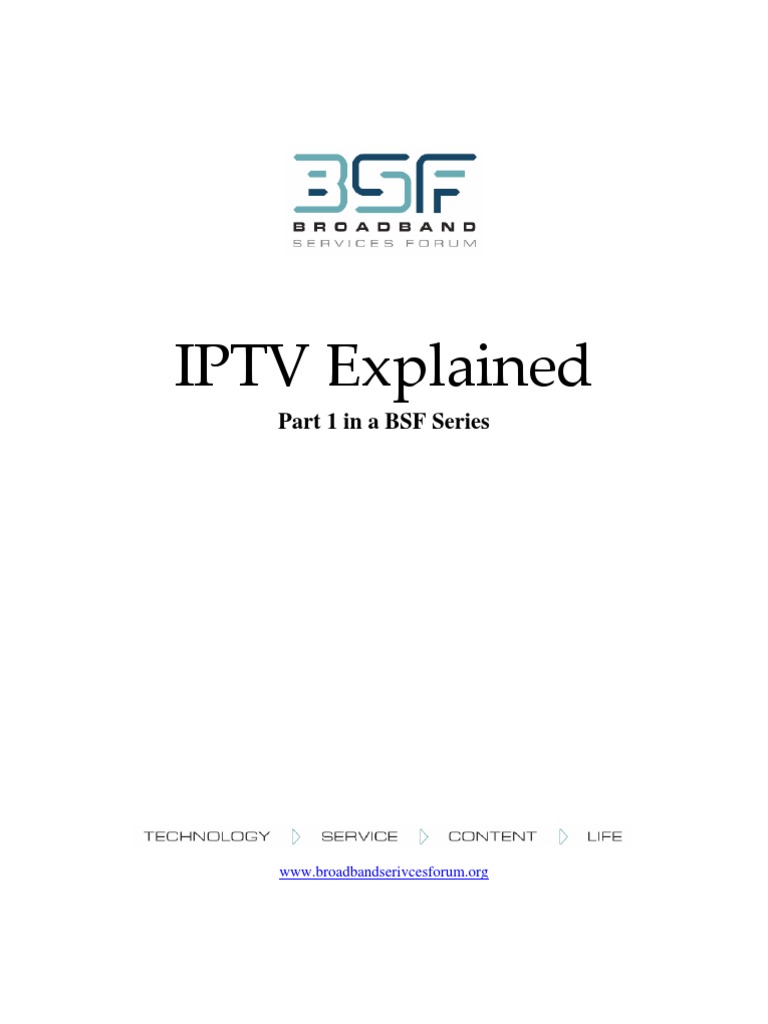 Iptv Explained Pdf
