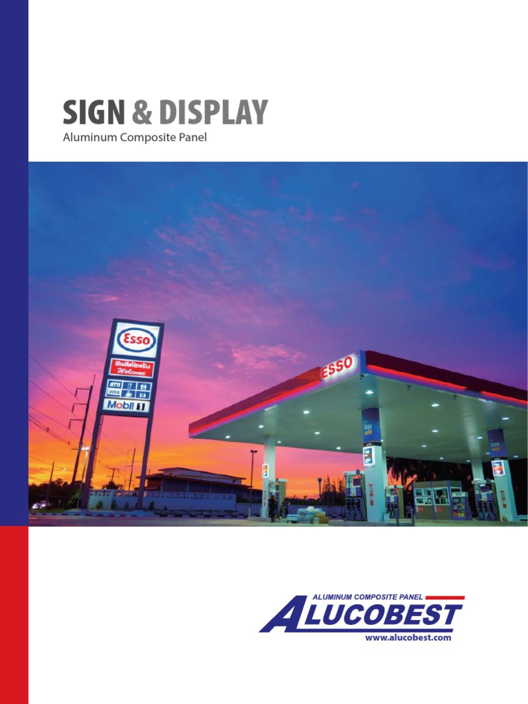 Alucobest Aluminum Composite Panel For Sign, Display and Digital ...