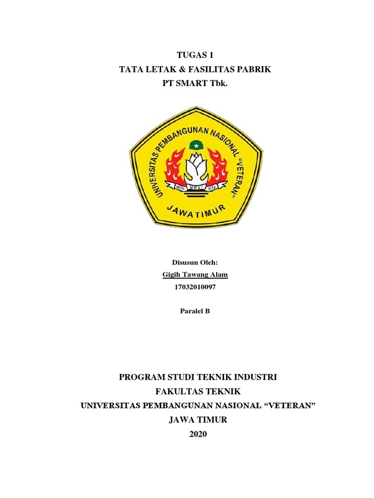 TUGAS 1 TATA LETAK PT SMART Gege | PDF