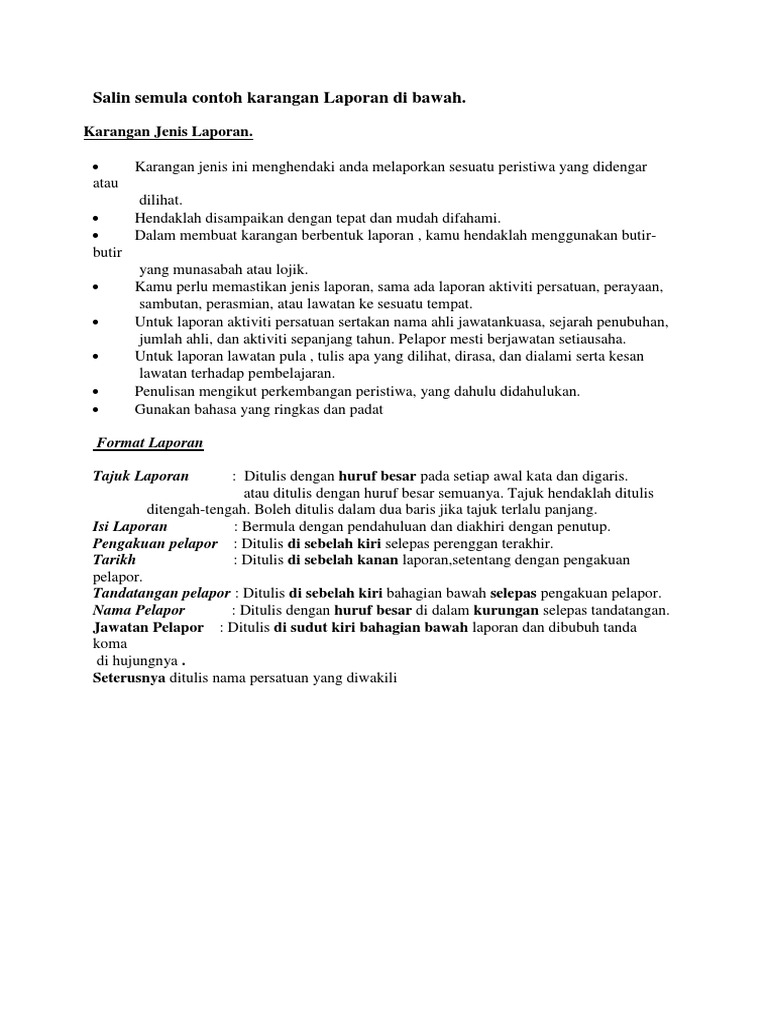 Format Surat Kiriman Rasmi | PDF