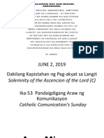 Nicene Creed (Tagalog) | PDF