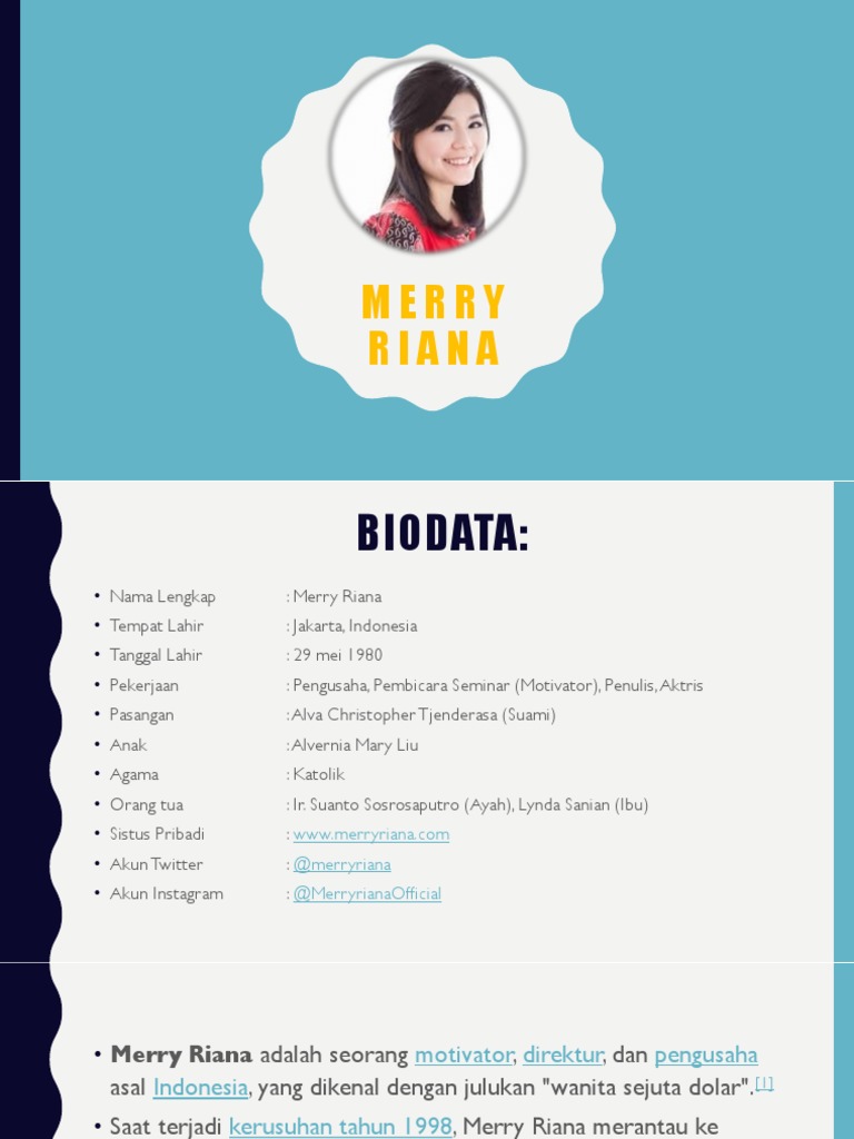 Biografi Merry Riana | PDF