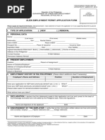 Dole NCR - Aep Application Form PDF | PDF | Nationality Law | International Relations
