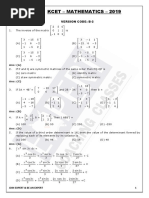 CH 3 Matrices Multiple Choice Questions With Answers | PDF | Matrix (Mathematics) | Linear Algebra