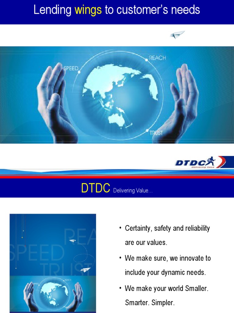 DTDC Corporate Presentation | PDF | Cargo | Delivery (Commerce)