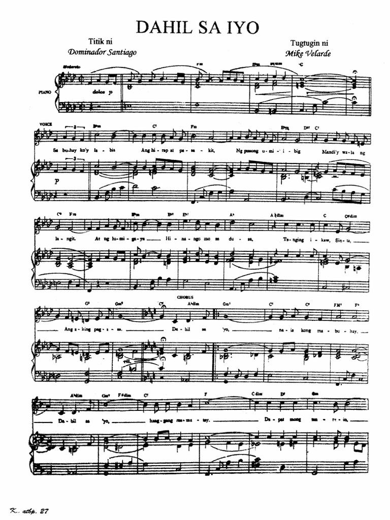 Dahil Sa Iyo | PDF