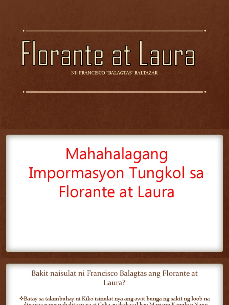 Florante at Laura | PDF