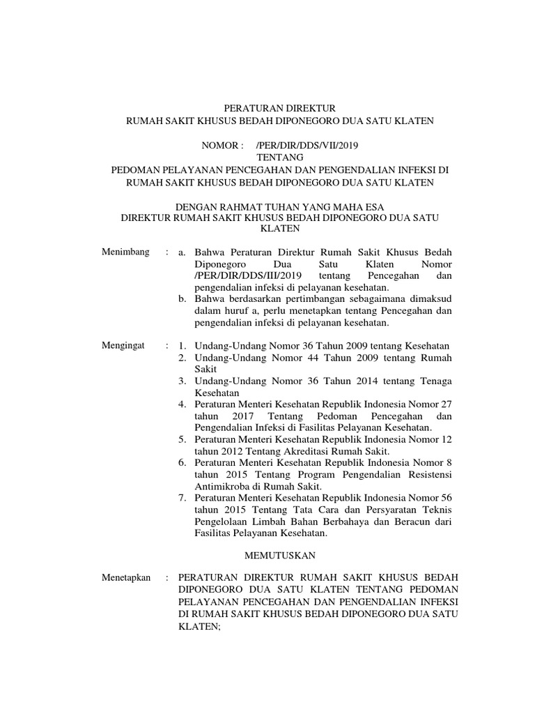 Pedoman Pelayanan Ppi Tahun 2019 | PDF | Pengembangan Diri