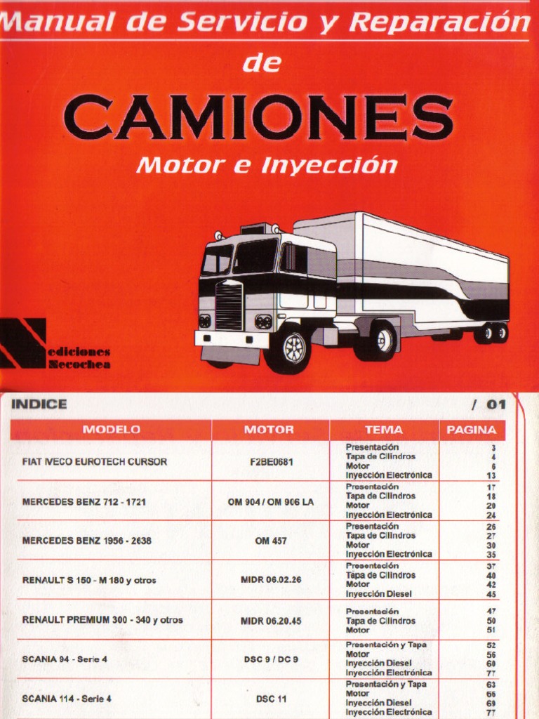 Manual De Taller De Motores Iveco Mercedes Renault Scania Pdf Pdf