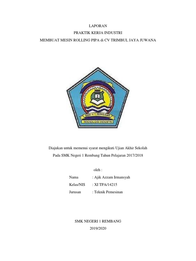 Cover PKL LAPORAN Ajik | PDF