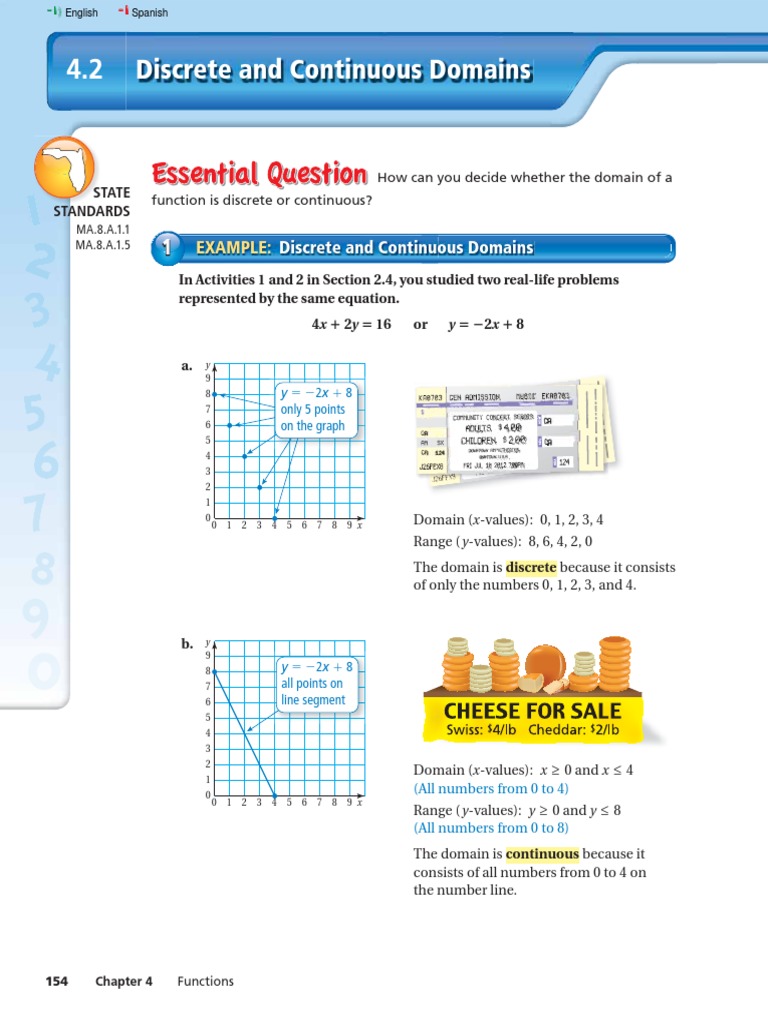 MATH Discrete Vs Continuous PDF | PDF