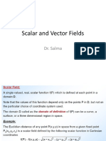 Scalar and Vector Fields | PDF | Euclidean Vector | Electric Field