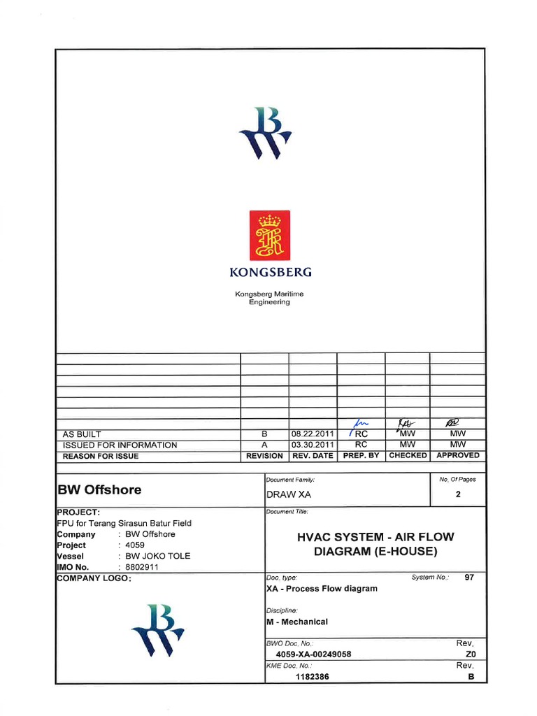 Hvac System - Air Flow Diagram (E-House) PDF | PDF