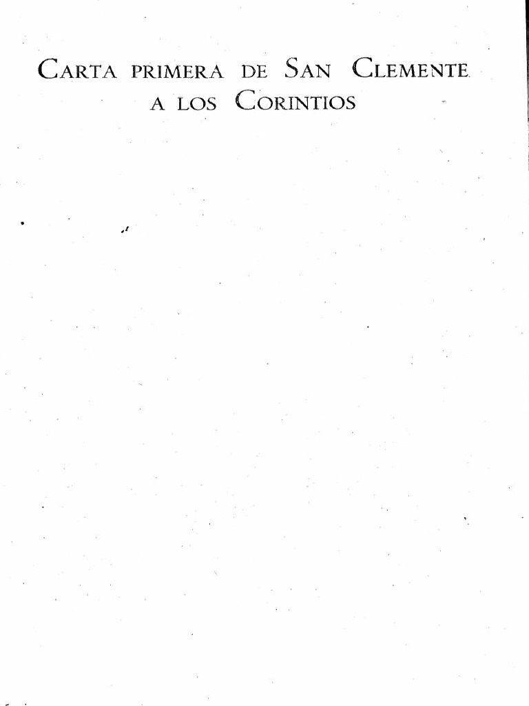 1 Carta S. Clemente Romano A Los Corintios - 1y2 Cartas A Las Virgenes ...