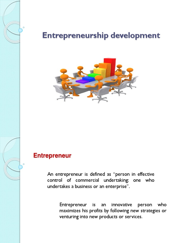 Entrepreneurship Development | PDF