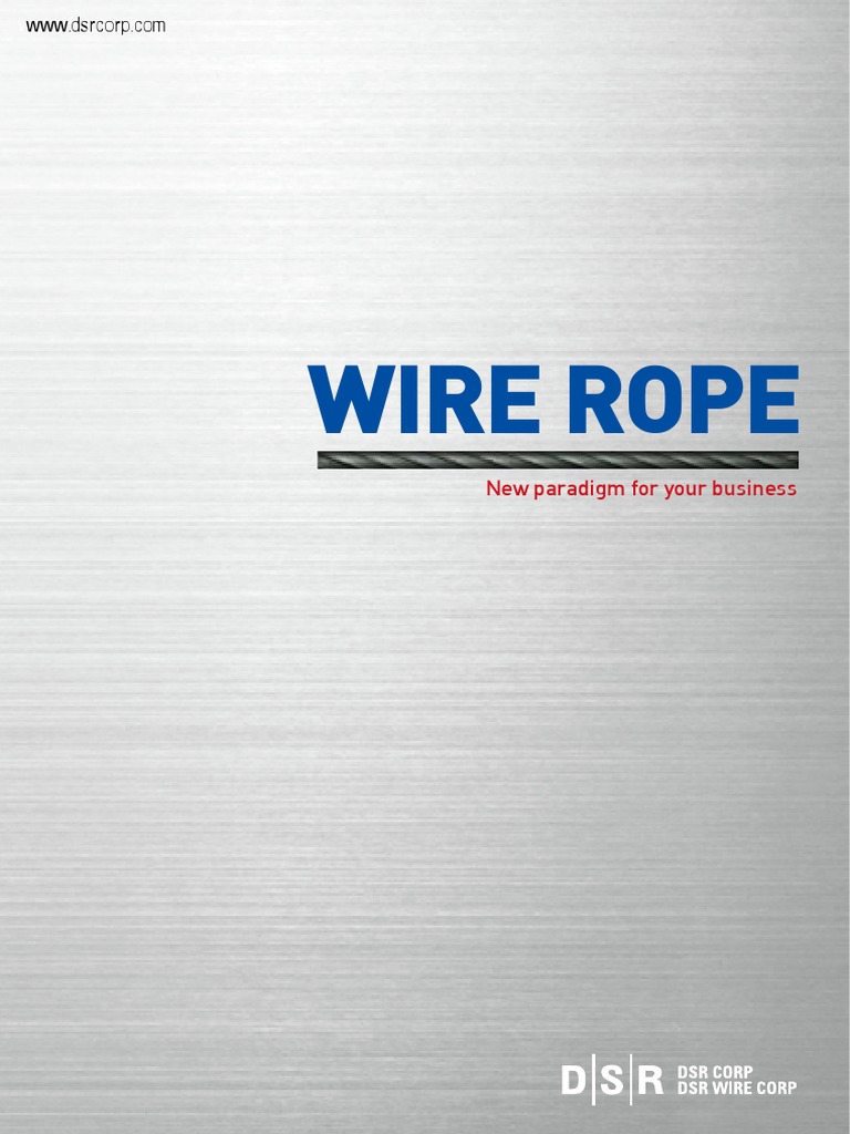 DSR Wire Rope PDF | PDF