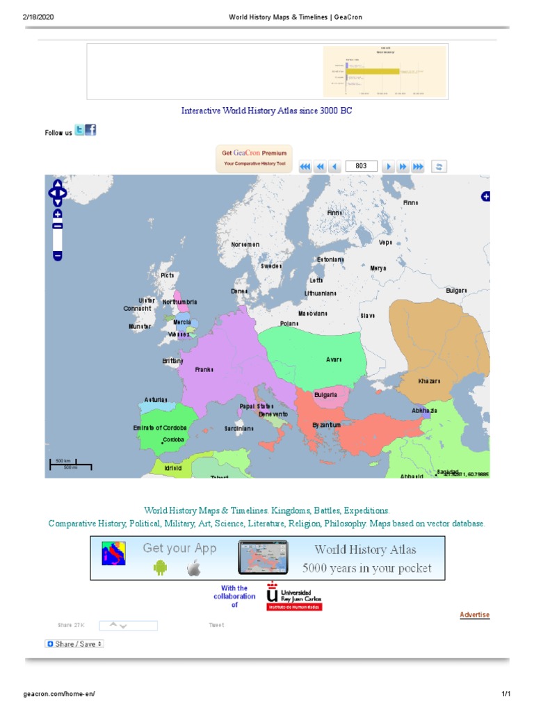 Europe Map Yr 803 | PDF