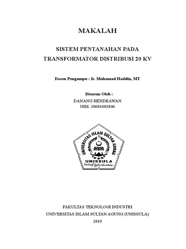 Makalah Pentanahan | PDF