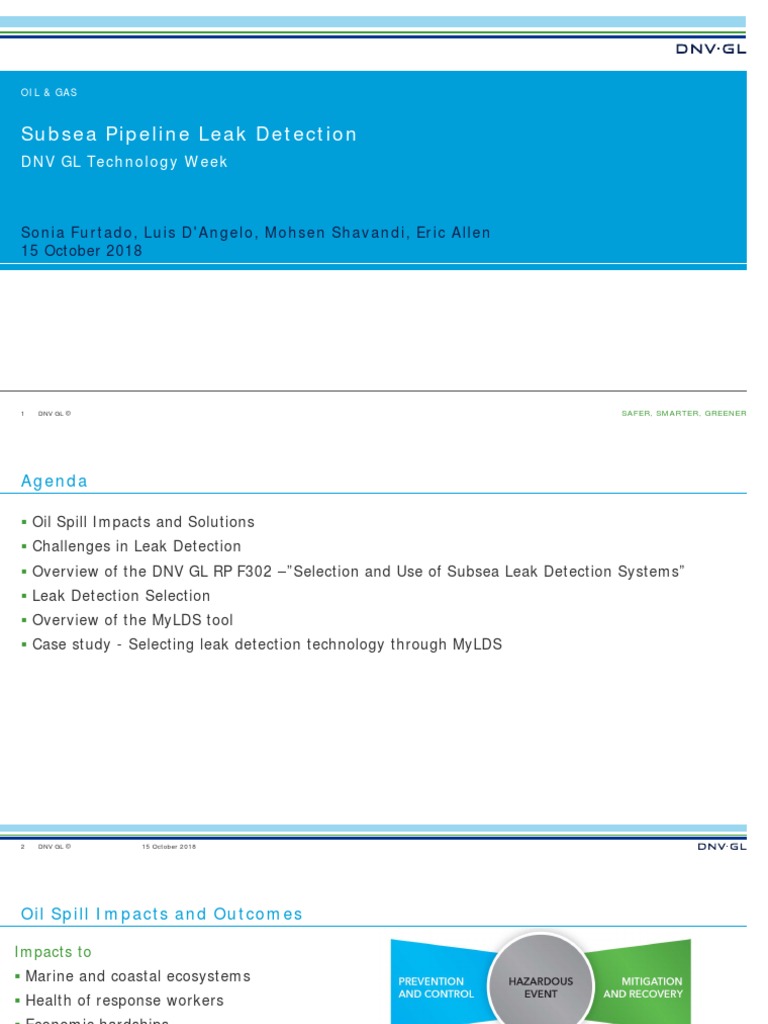 05 Subsea Pipeline Leak Detection - Technology Week For Distribution ...