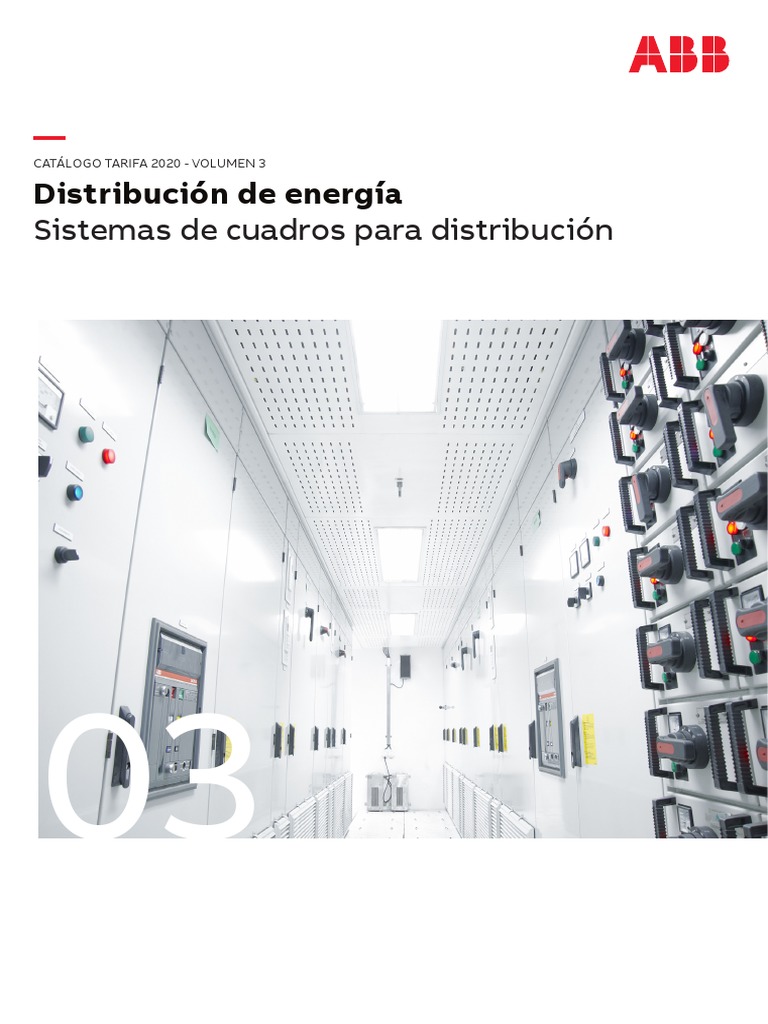 Abb Catálogo Tarifa 2020 Vol3 Sistema de Cuadros para Distribución | PDF