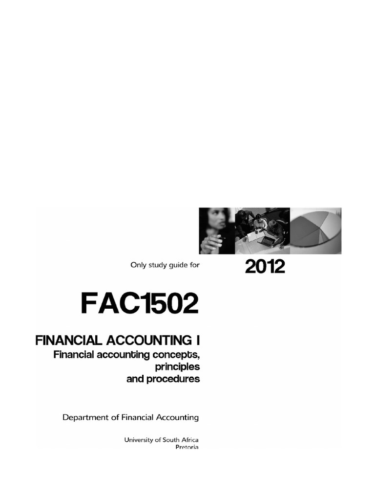 UNISA Accounting Modules Overview | PDF | Finance & Money Management