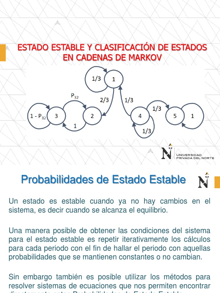 Probabilidades de Estado Estable | PDF