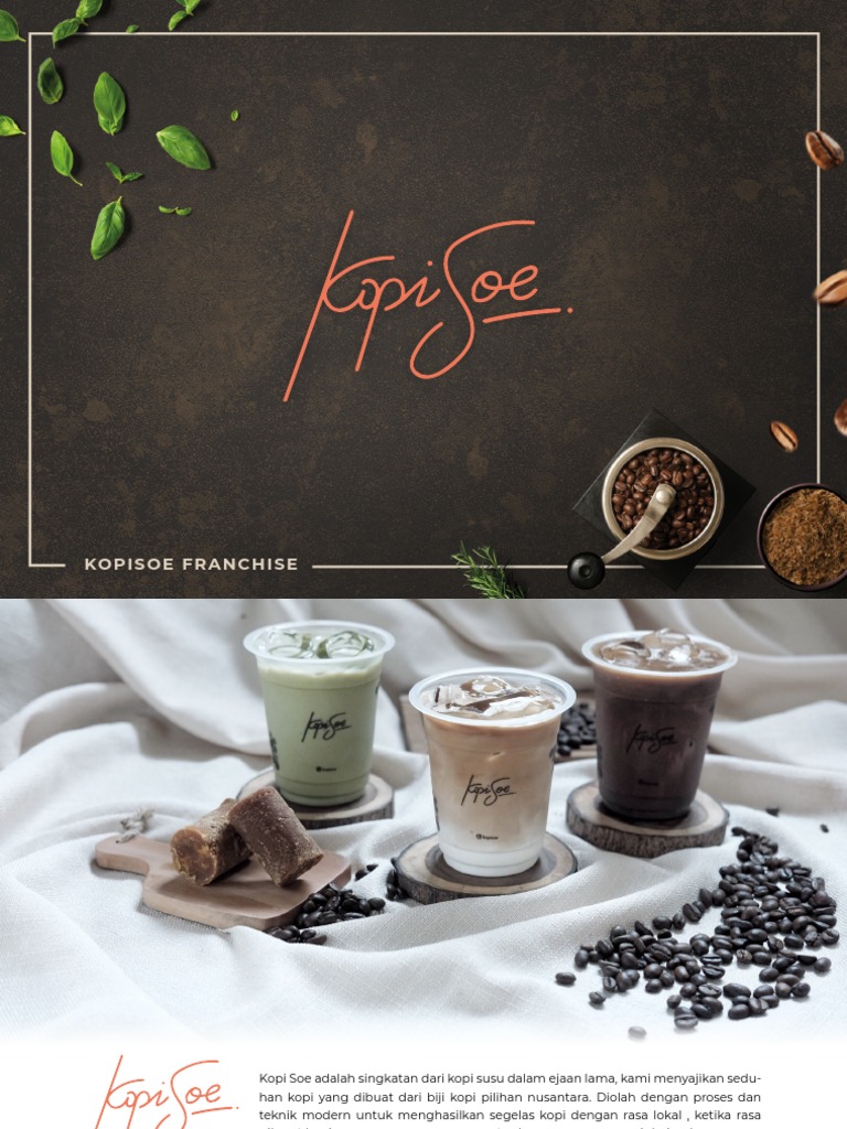 Franchise Kopi Soe: Investasi dan Menu | PDF