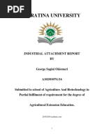 Industrial Attachment Letter | PDF