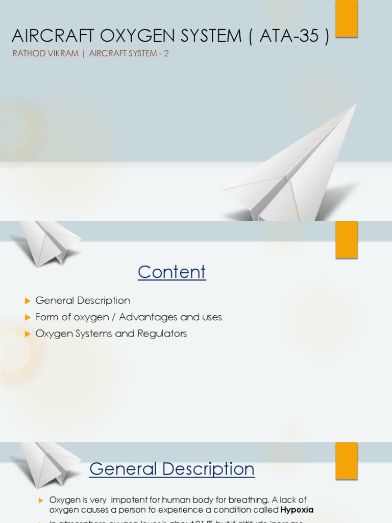 Oxygen System PPT VSR | PDF
