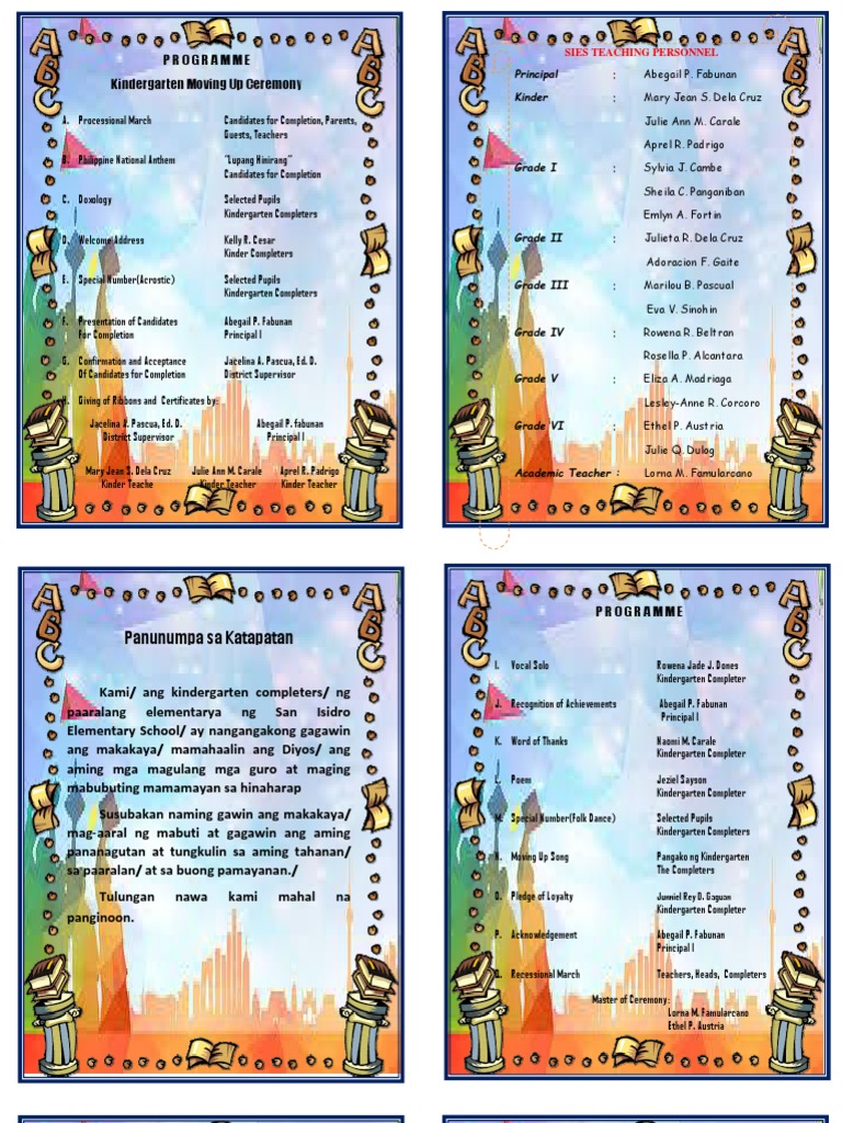 Moving Up Program 2019 | PDF