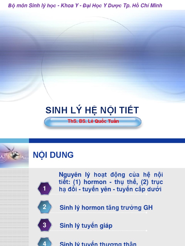 Sinh Ly Noi Tiet | PDF