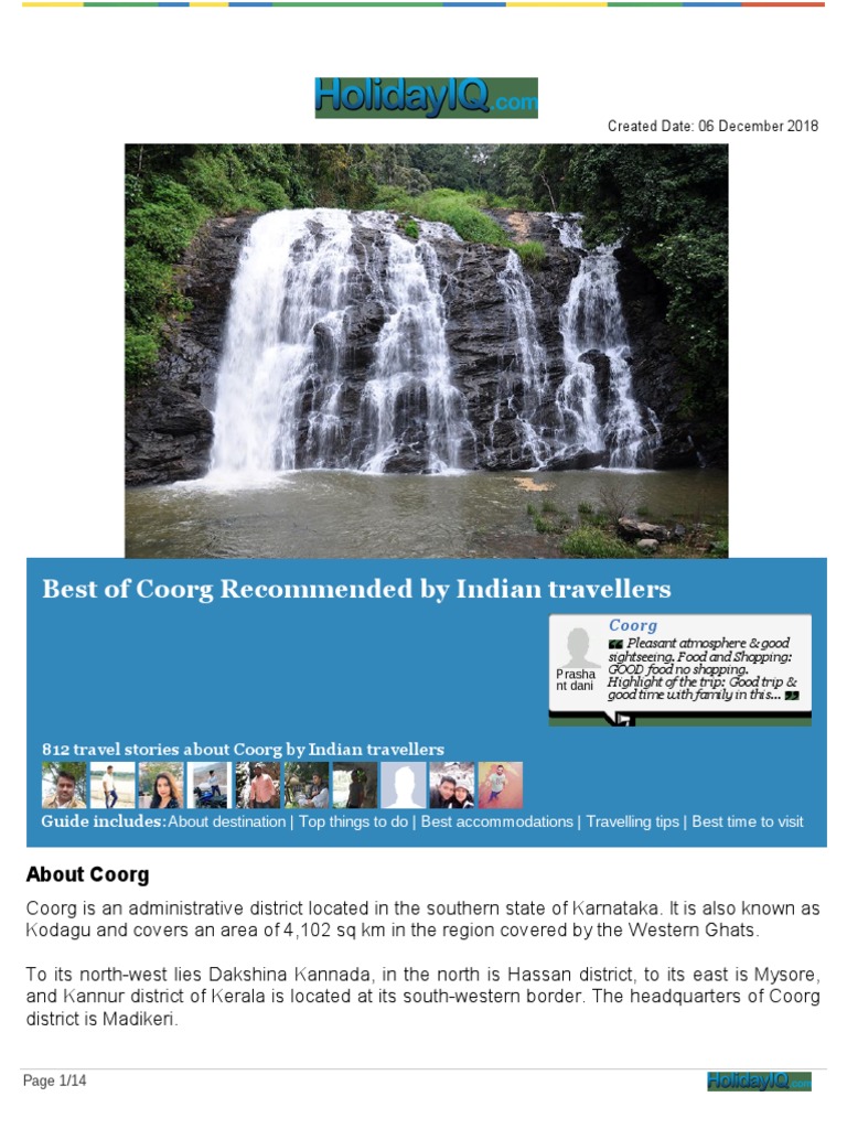 Coorg | PDF