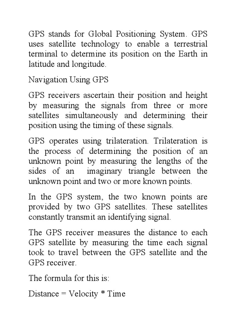 New Microsoft Office Word Document 12 | PDF | Global Positioning System ...