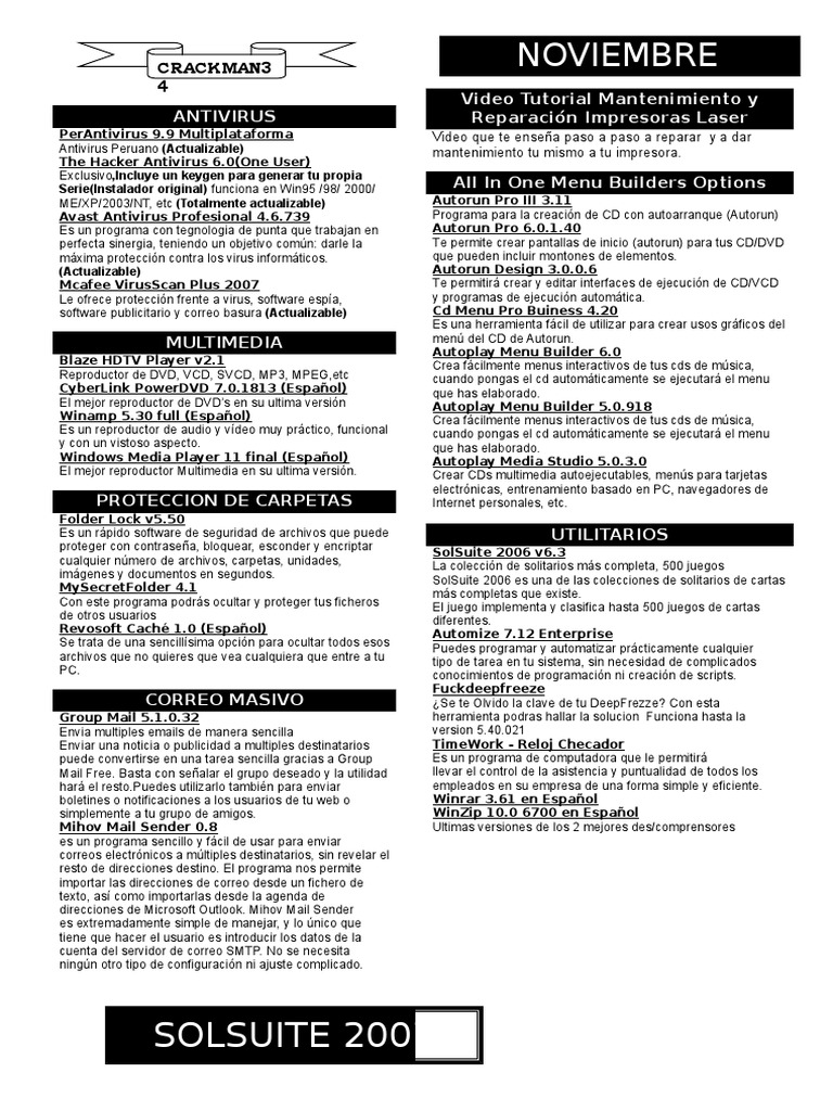 SOLSUITE | PDF | Informática