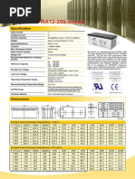 Quanta 12V 42Ah Battery Specifications | PDF | Quantity | Electronics