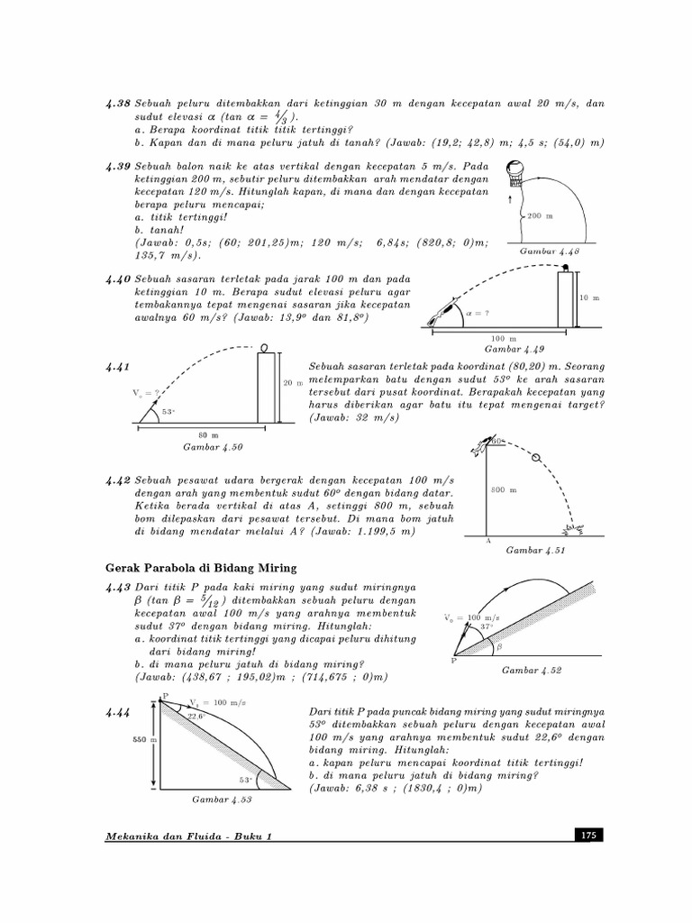 Gerak Parabola 2 PDF | PDF