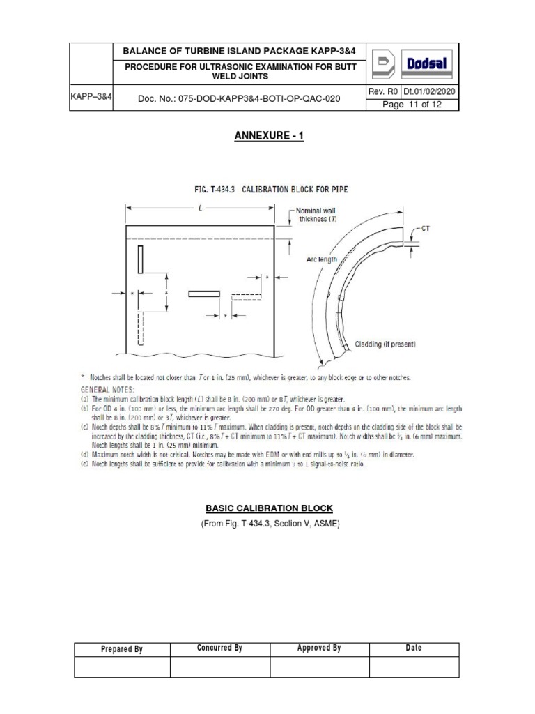 Procedure For UT of Flanges | PDF