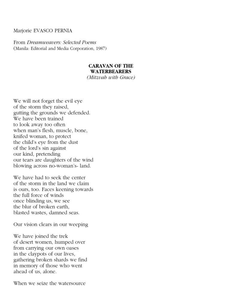 Caravan of The Waterbearers | PDF