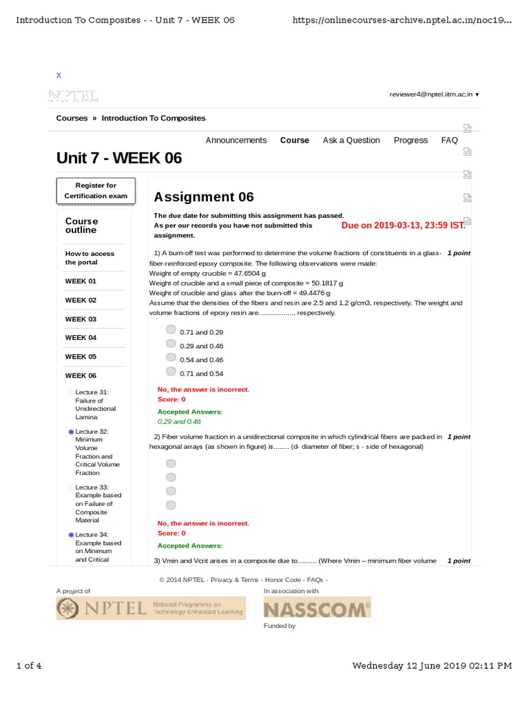 Noc19 Me35 Assignment7 | PDF