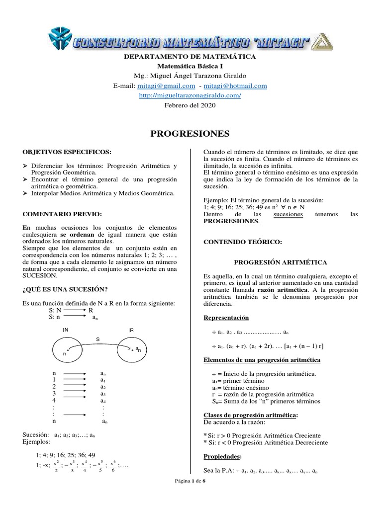 PROGRESIONES | PDF
