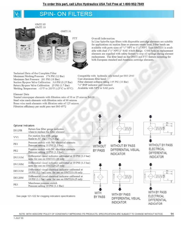 Omti Filters | PDF
