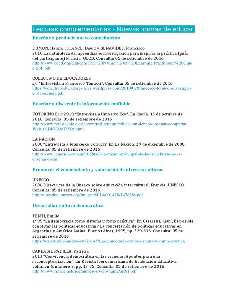 Lecturas Complementarias | PDF | Ciencias sociales | Estudios de idiomas extranjeros