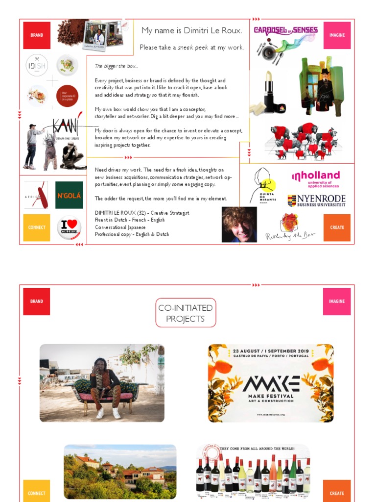 Dimitri Le Roux: Creative Strategist Profile | PDF
