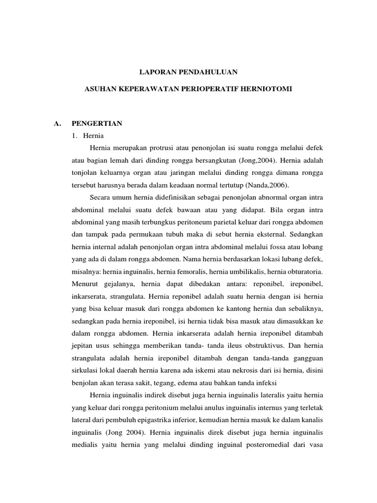 LP Hernitomy + Hernioraphy Sinistra | PDF | Sains & Matematika