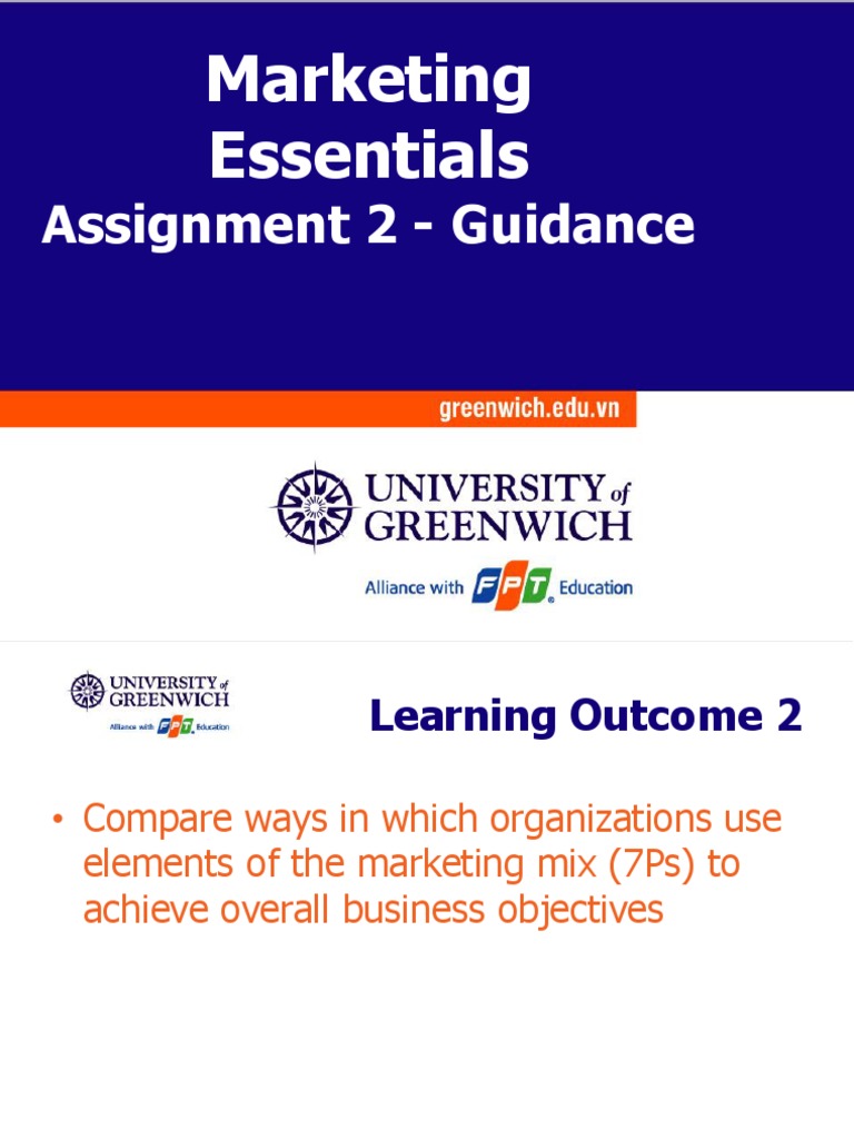 Marketing Essentials - Assignment 2 - Guidance | PDF