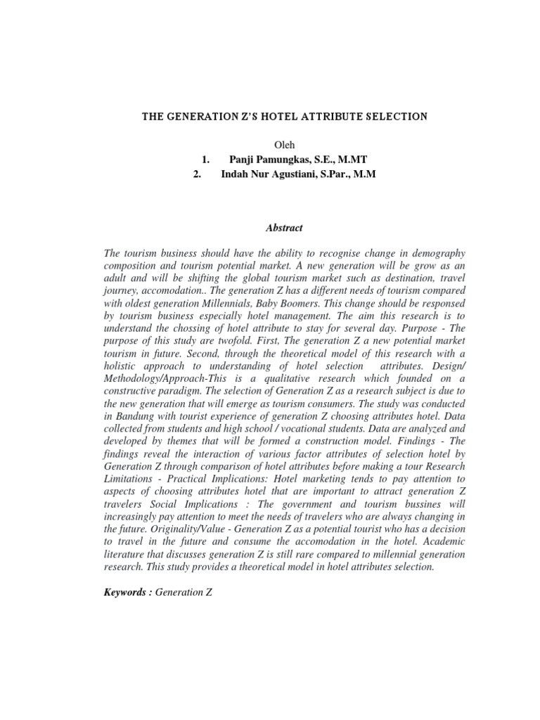 Teori The Generation Z | PDF