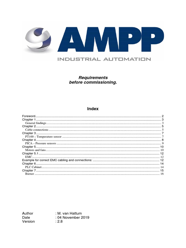 Industrial Installation Guide | PDF